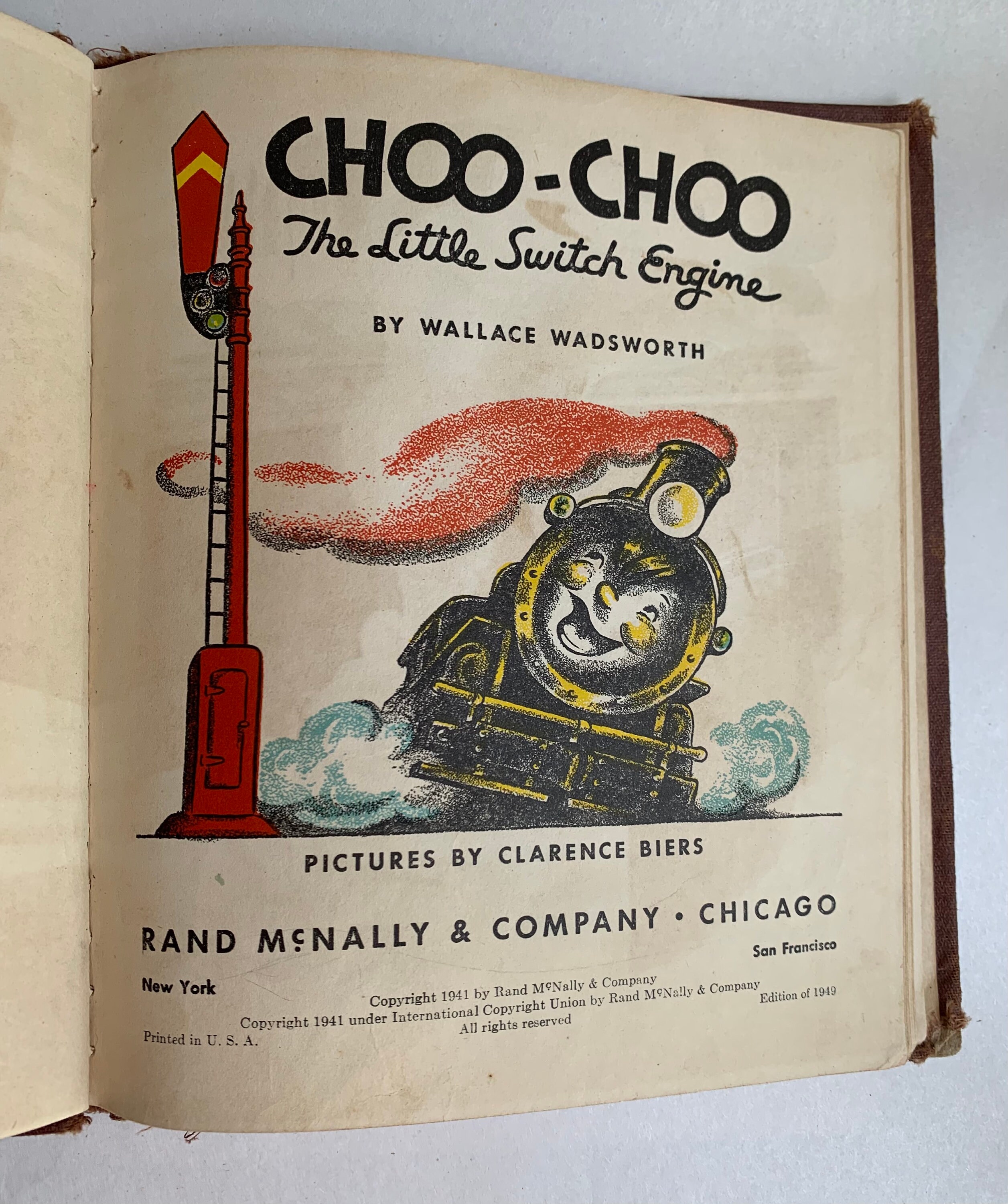 Vintage Choo-Choo LIttle Switch Engine circa 1949 Storybook - Etsy.de