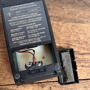 Vintage Texas Instruments TI-1200 Calculator in Original Box - Etsy