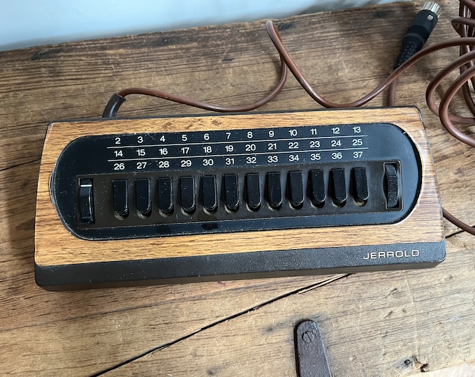 Vintage Jerrold Cable Converter Switch Box, Early TV Technology - Etsy