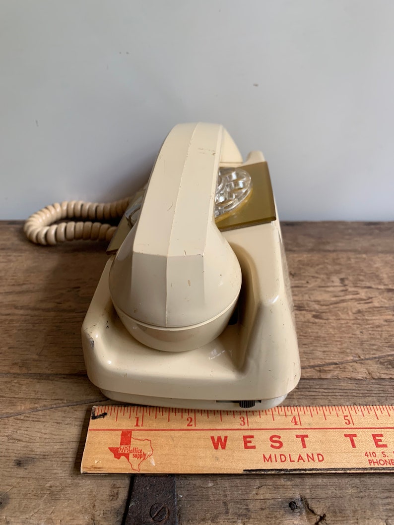 Vintage Starlite Rotary Dial Telephone in Almond by AE - Etsy
