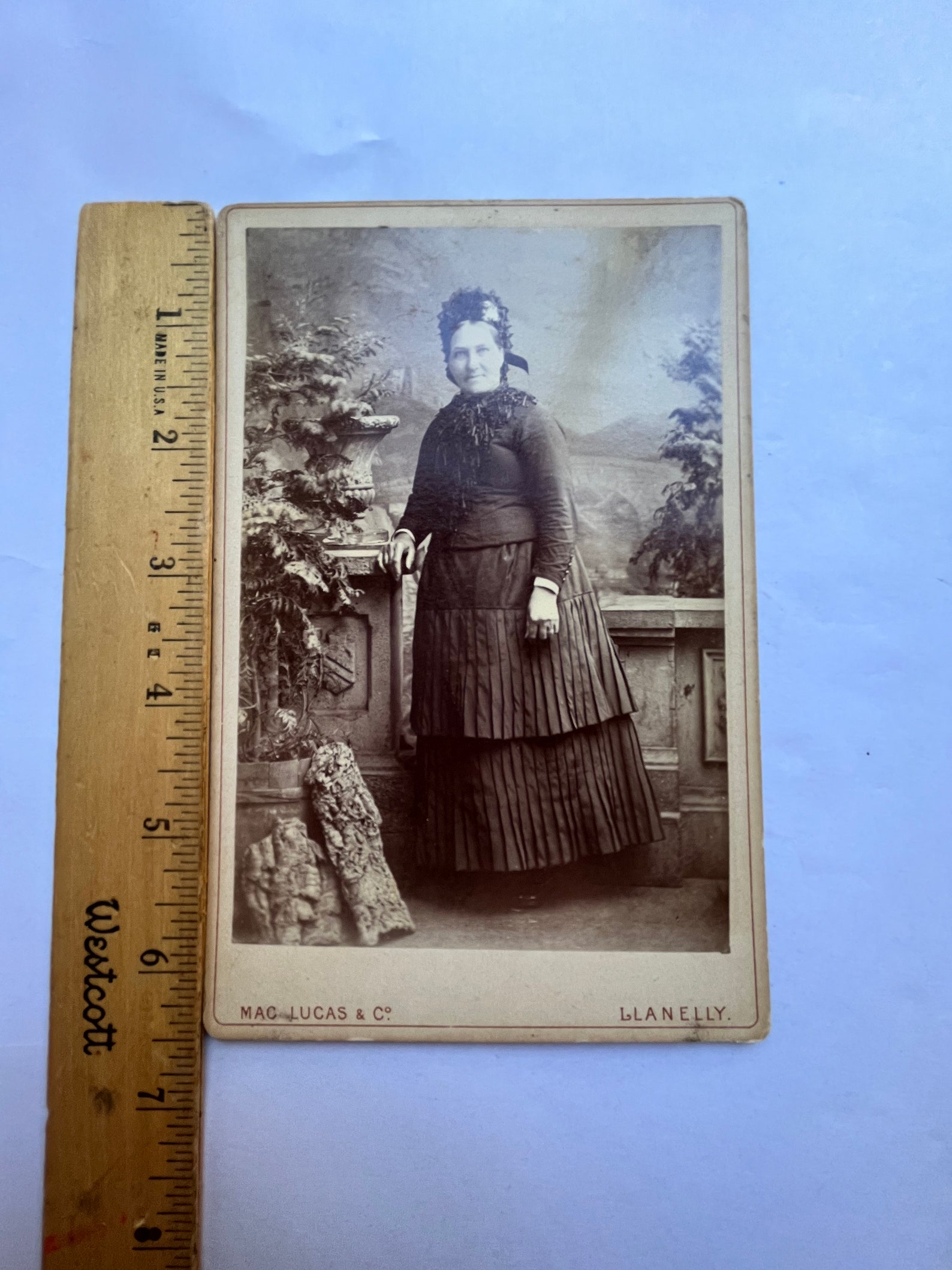 Antique Victorian Cabinet Card Widow Women Photograph by Maclucas & Co ...