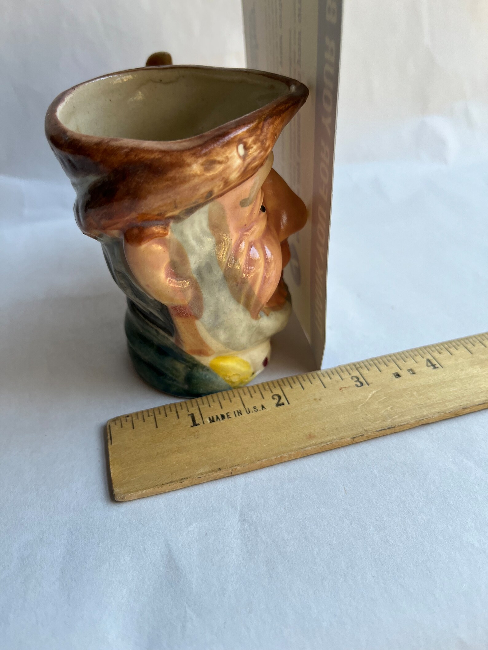 Vintage Mini Toby Face Mug Old Man Face Mug - Etsy