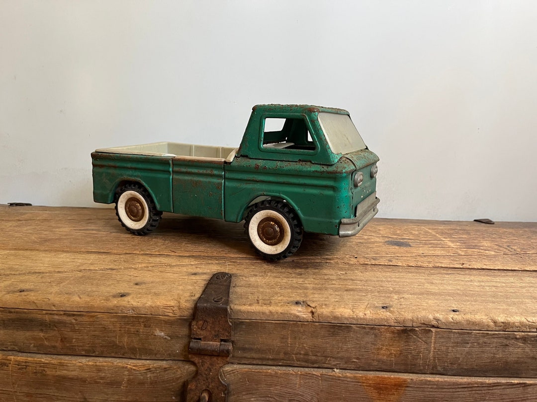 Vintage Green Structo Ramp Side Pick up Truck Toy Circa 1960s, Rusty ...