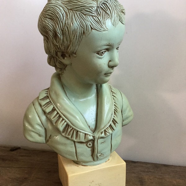 Chalkware Bust - Etsy