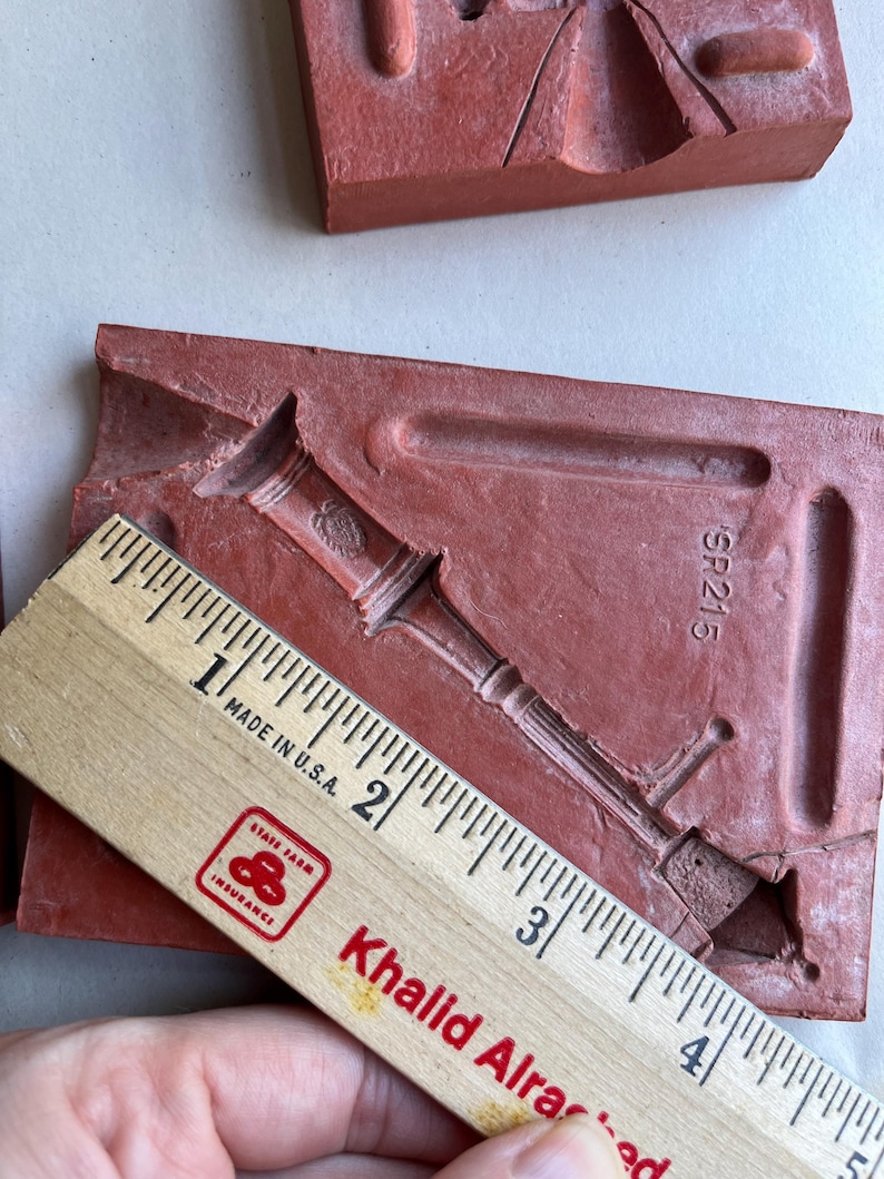 Vintage Rubber Casting Molds for Lead Tin Toy Figure Making, Miniature ...