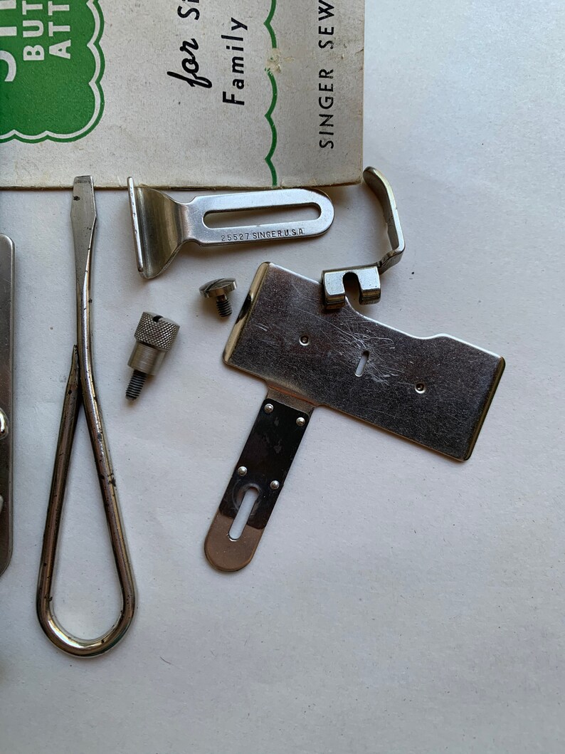 Vintage Singer Buttonhole Attachment 121795 With Original Box | Etsy