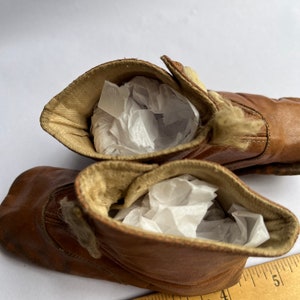Antique Baby Leather Hightop Boots Button Down Shoes - Etsy