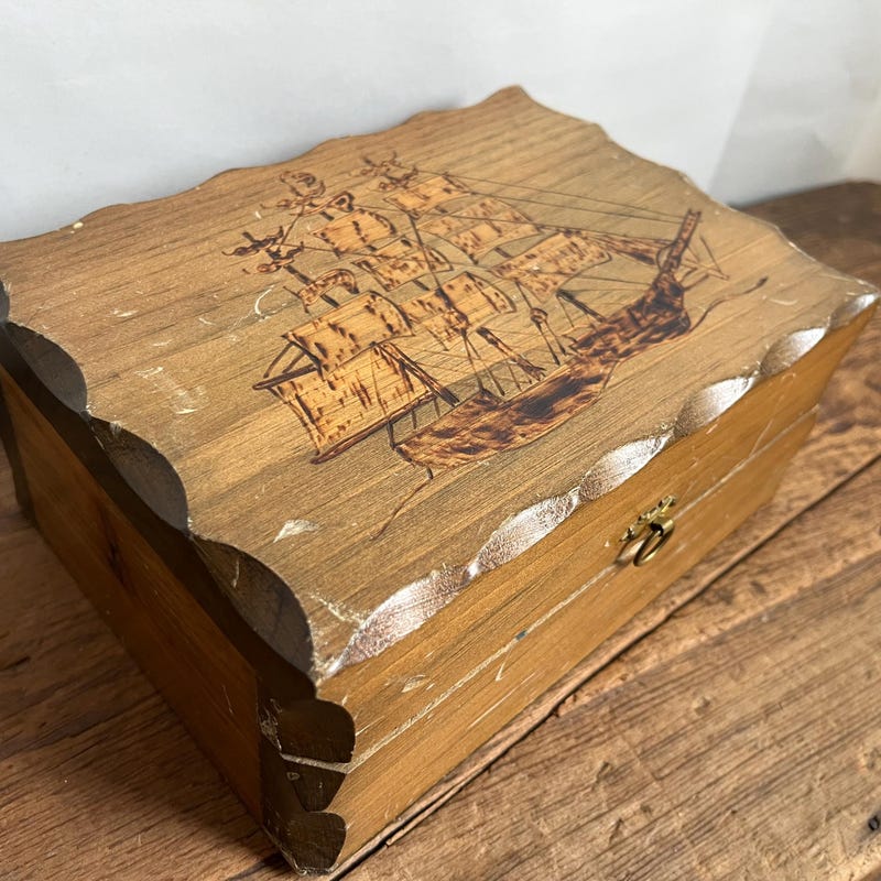 Pyrography Box - Etsy