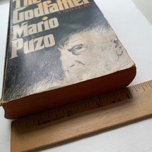 The Godfather a Novel by Mario Puzo Paperback Book Bestseller First ...