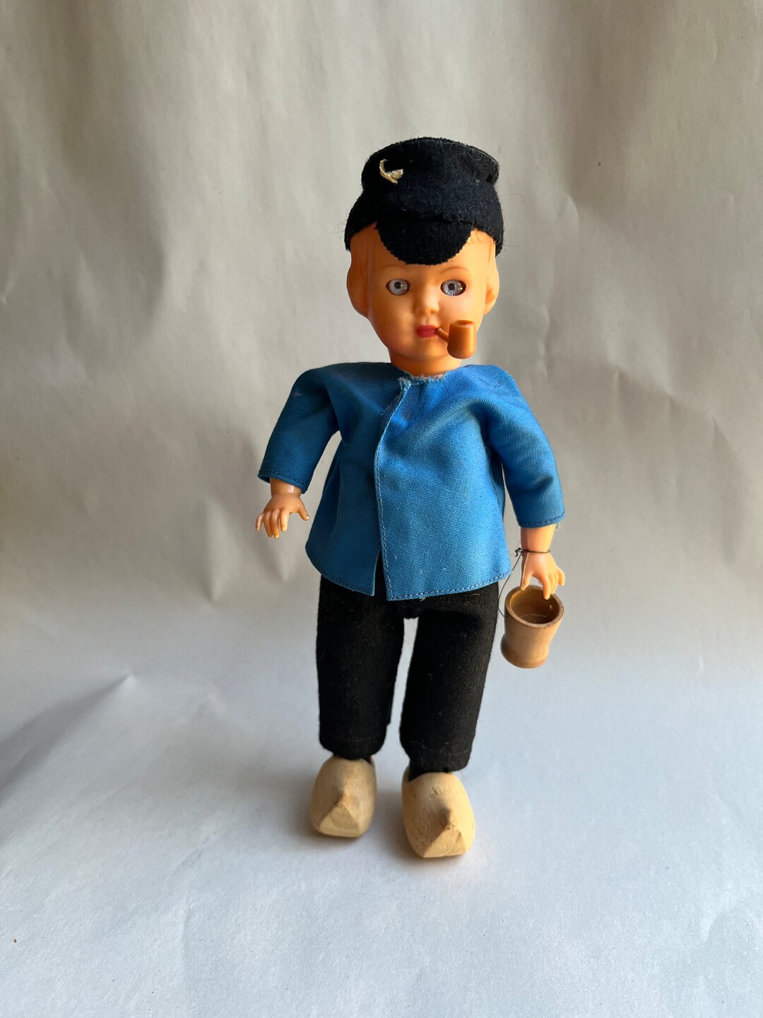 Vintage Pipe Smoking Dutch Boy Doll Holland Souvenir Toy Amsterdam - Etsy