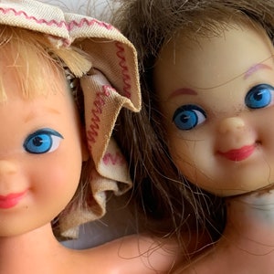 Vintage Tutti Doll and Friend With Original Clothing by Mattel Circa ...