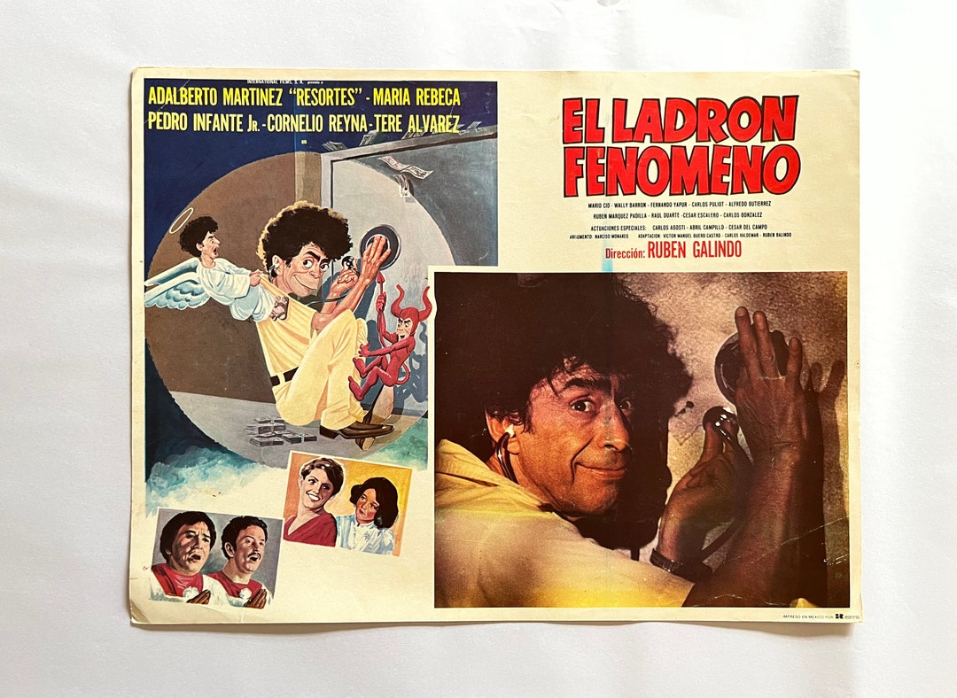 Vintage El Ladrón Fenomeno Lobby Card Circa 1980 Spanish Comedy Crime ...