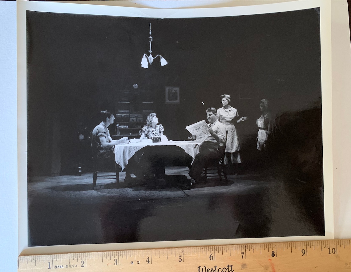 Vintage Play Photograph Stage Actors Drama | Etsy