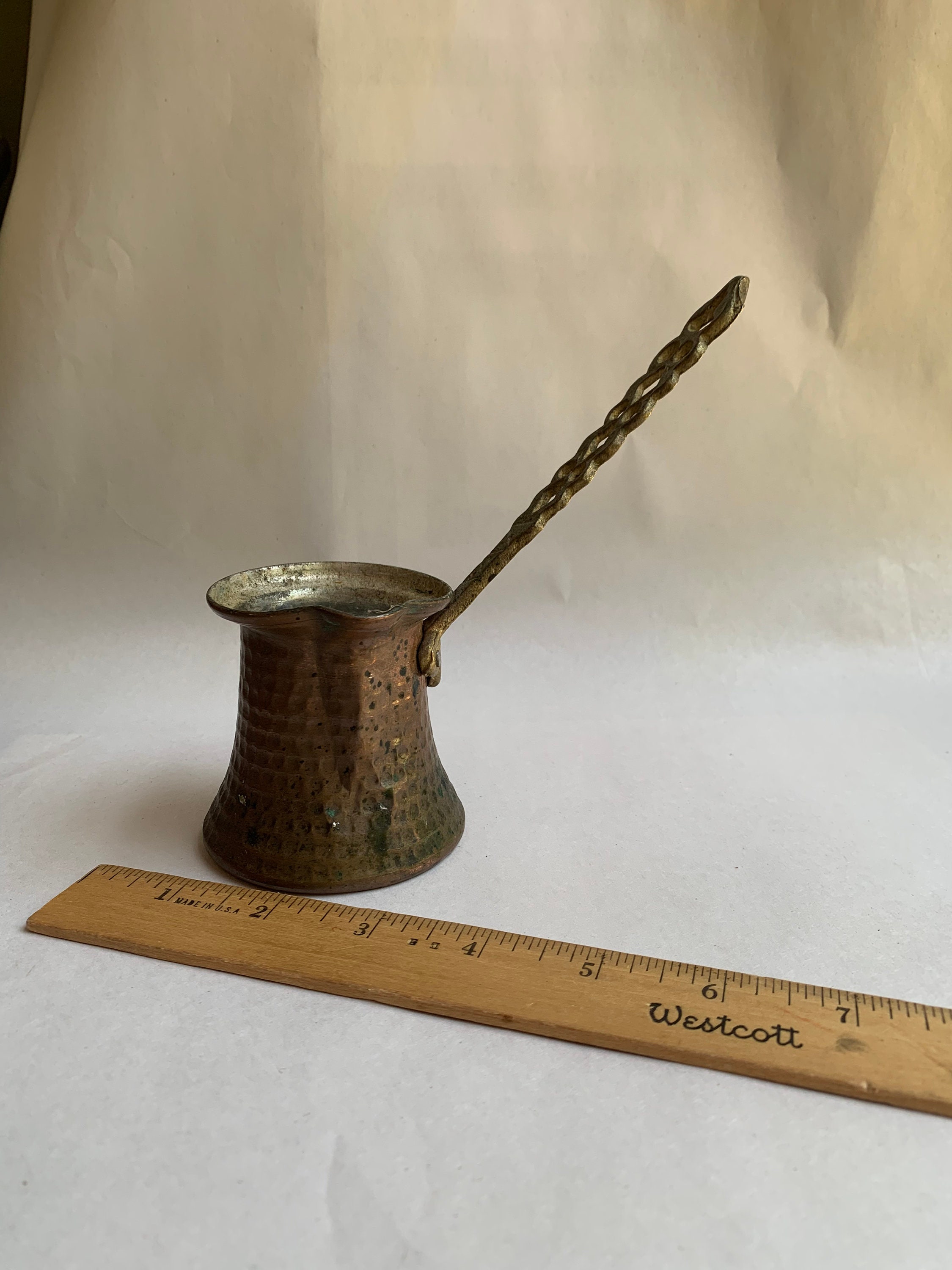 Vintage Turkish Cezve Copper Coffee Pot | Etsy