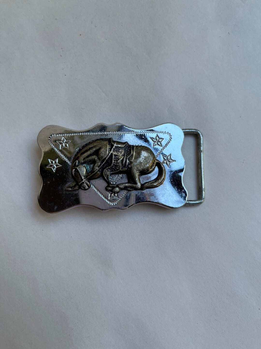 Vintage Bucking Bronco Ranch Belt Buckle Western Horse Buckle - Etsy