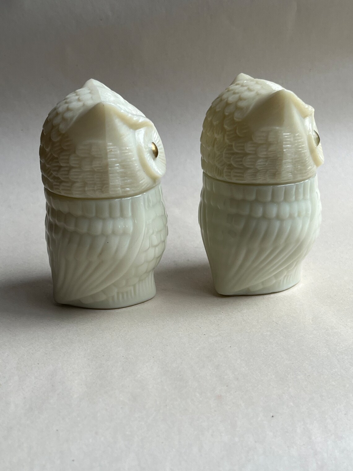 Vintage White Owl Jar by Avon Collectable Bird - Etsy