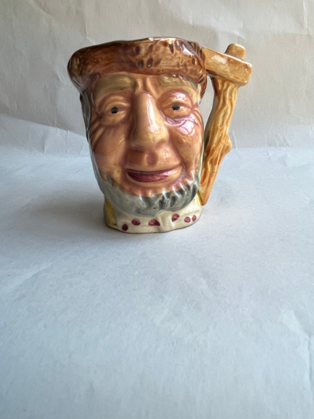 Vintage Mini Toby Face Mug, Old Man Face Mug - Etsy