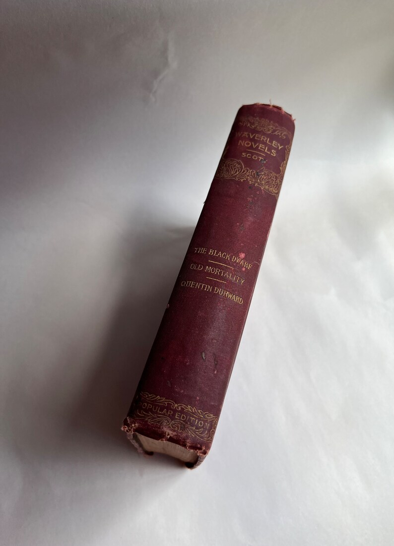 Antique Waverly Novels by Sir Walter Scott: Black Dwarf, Old Mortality ...