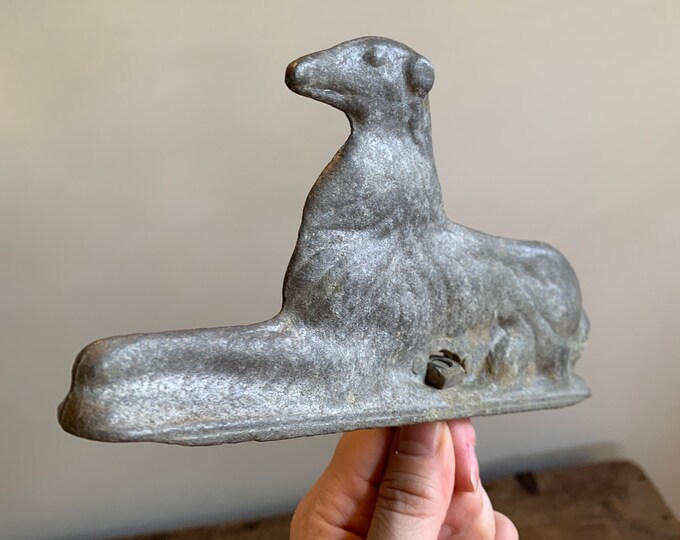 Vintage Aluminum Wolf Hound Dog Fence Topper Finial by Hurricane - Etsy