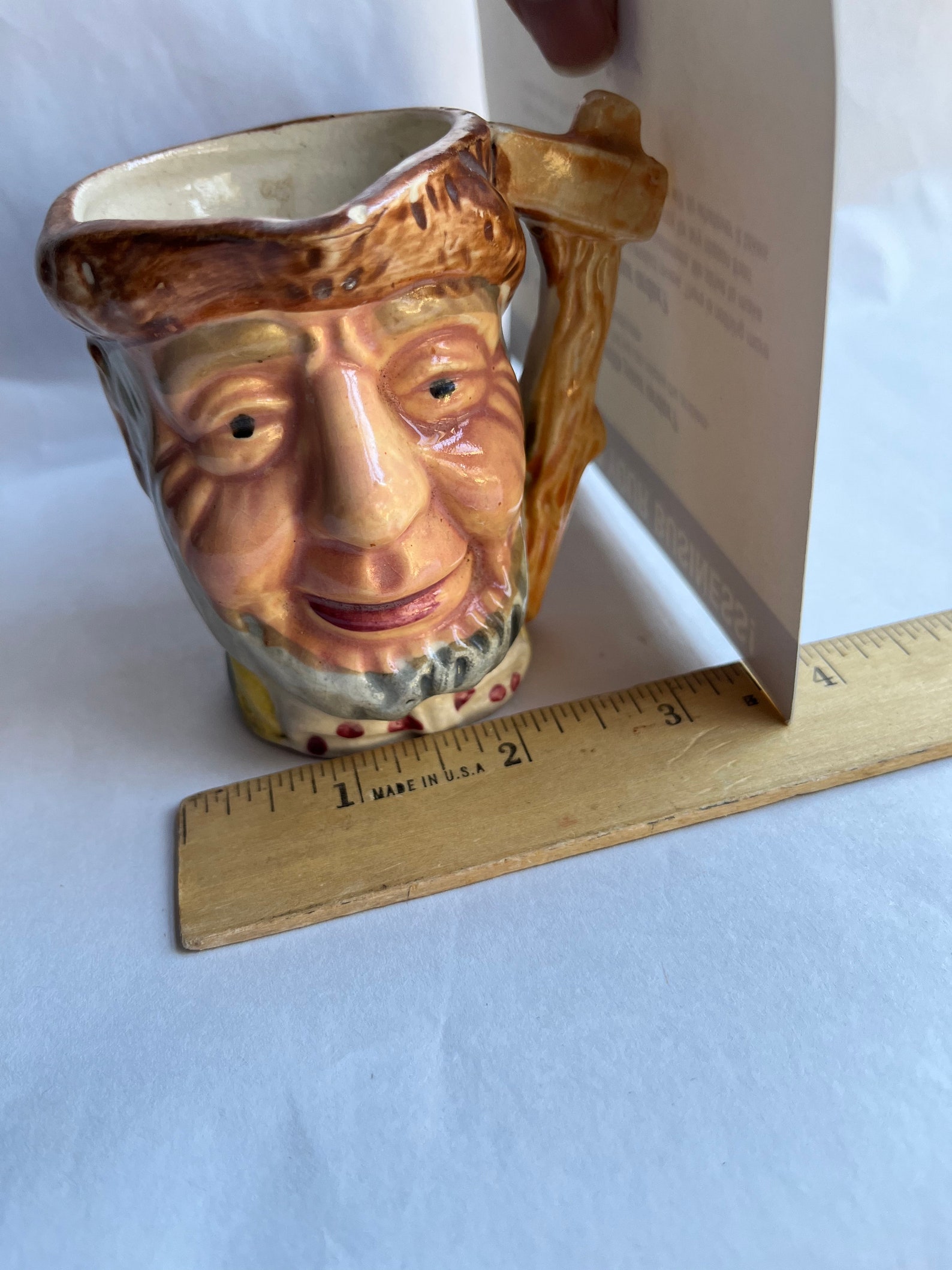 Vintage Mini Toby Face Mug Old Man Face Mug - Etsy