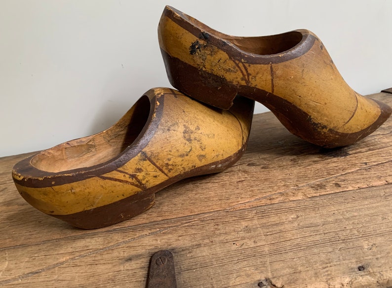 Belgium Wooden Clog Shoes Circa 1944 WW2 - Etsy