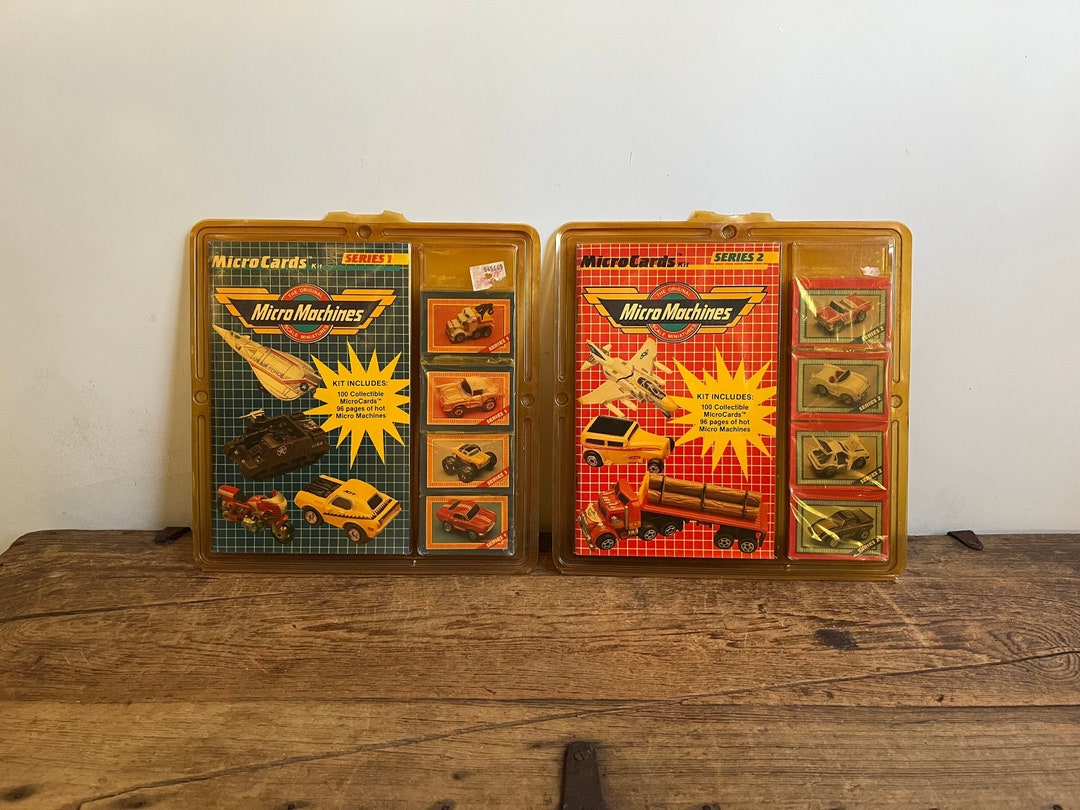 Vintage Micro Machines Micro Cards Kit: Series 1 & 2 - Etsy