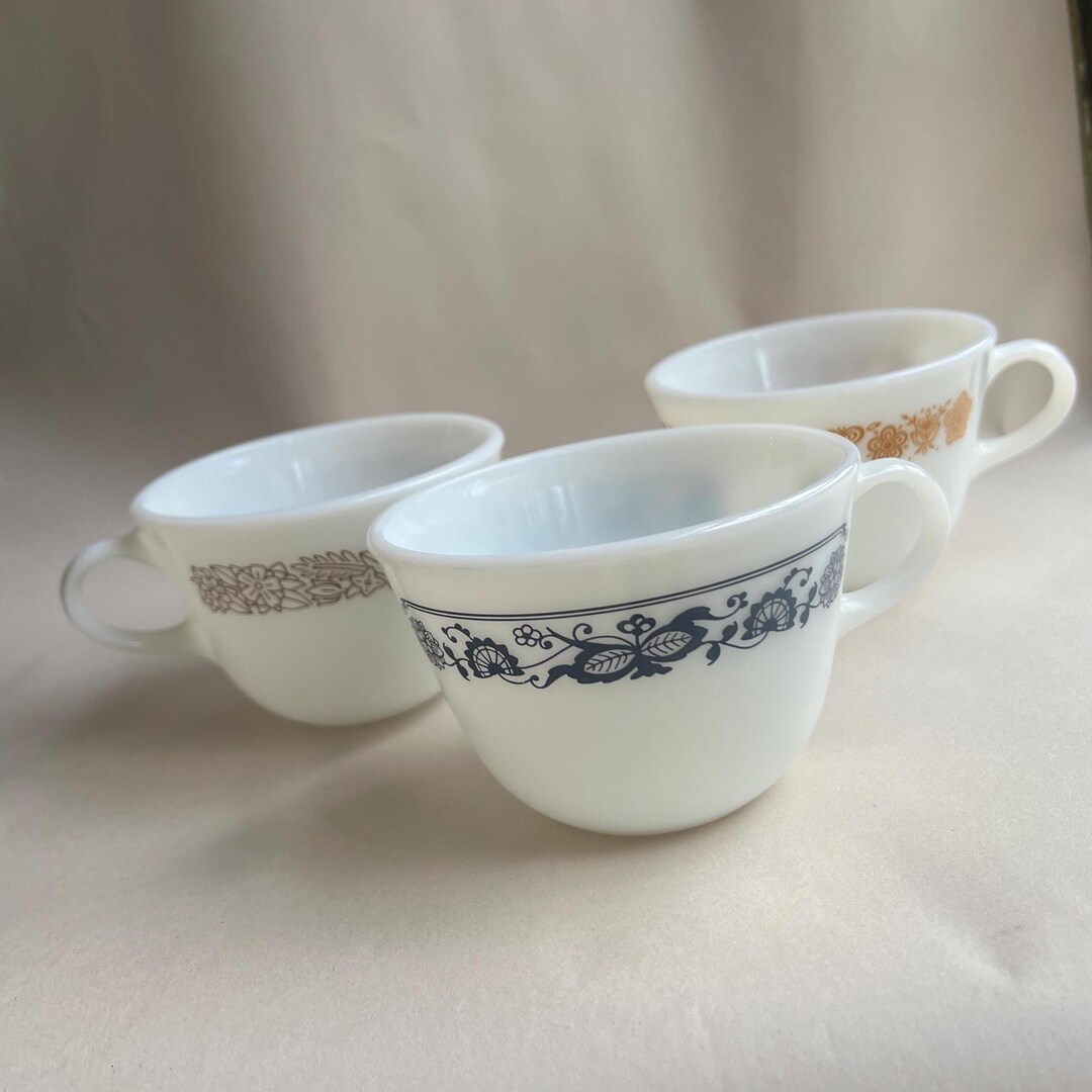 Vintage Pyrex Tea Cup, Choose From Butterfly Gold, Woodland Brown, Old ...