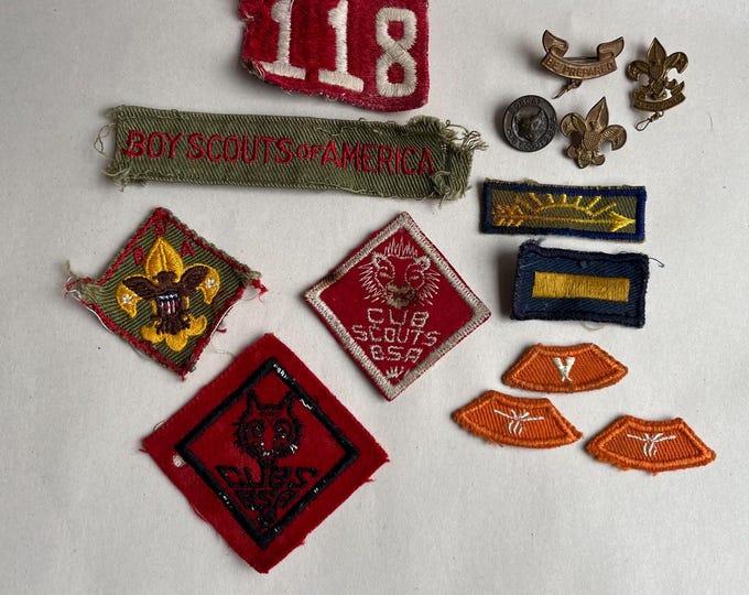 Vintage Boy Scouts of America Rank Badge Pins Set, BSA Rank Pins, BSA ...
