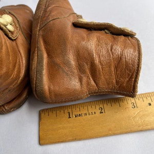 Antique Baby Leather Hightop Boots Button Down Shoes - Etsy