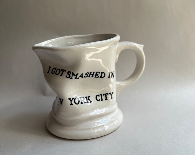 Vintage I Smashed in New York City Coffee Mug, Humorous Souvenir Coffee ...
