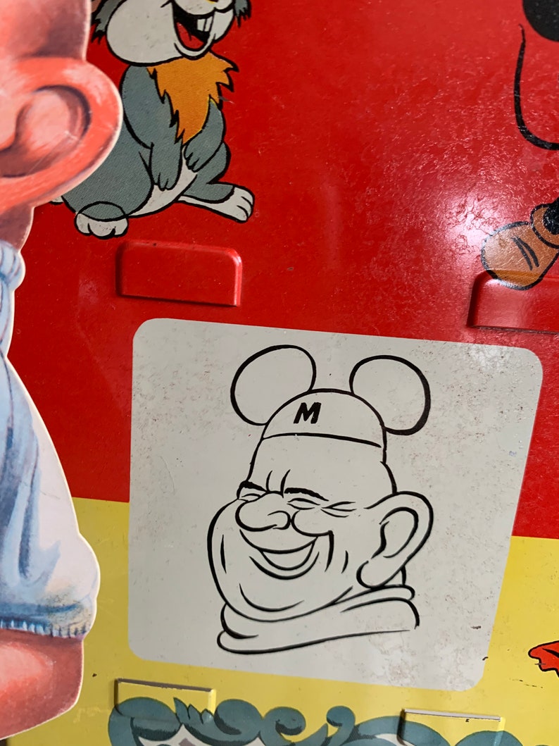 Vintage Mousekartooner Mickey Mouse Club Tin Drawing Tracer by - Etsy