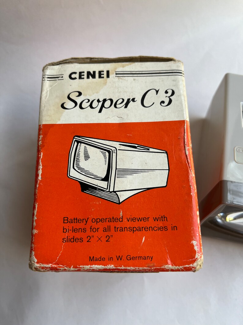 Vintage CENEI Scoper C3 Portable Slide Viewer With Bi-lens - Etsy