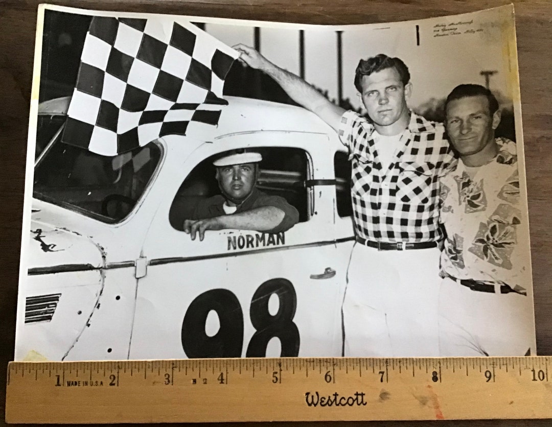 Early 50s Car Racing Photograph Race Car Driver Norman - Etsy