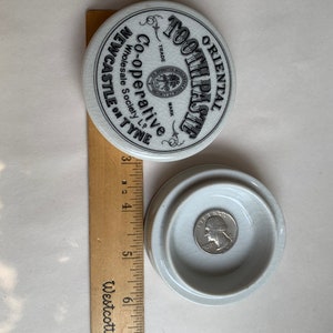Antique Oriental Toothpaste Pot With Lid Advertising - Etsy