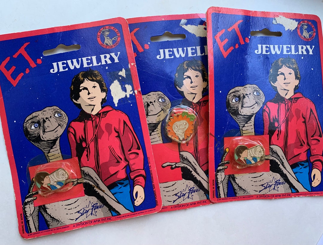 Vintage ET Movie Enamel Pins Universal Studios by Star Power - Etsy