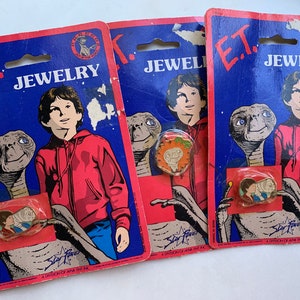 Vintage ET Movie Enamel Pins Universal Studios by Star Power - Etsy