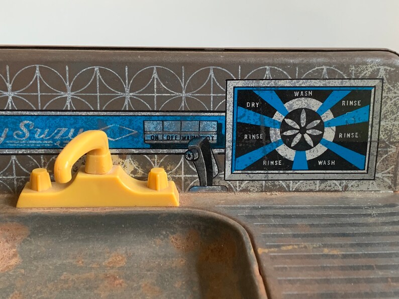 Vintage Sunny Suzy Tin Toy Kitchen Sink by Wolverine Toy - Etsy