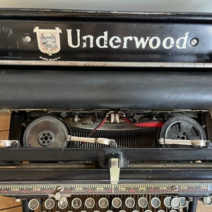 Antique Underwood No.3 Standard Typewriter With Glass Keys - Etsy