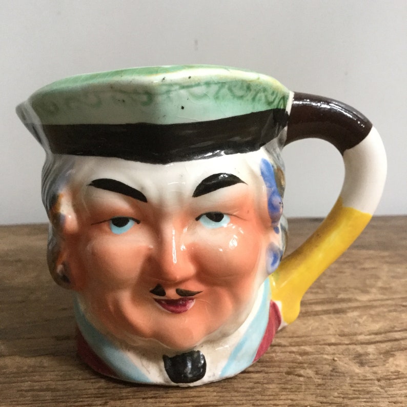 Vintage Mini Toby Face Mug - Etsy