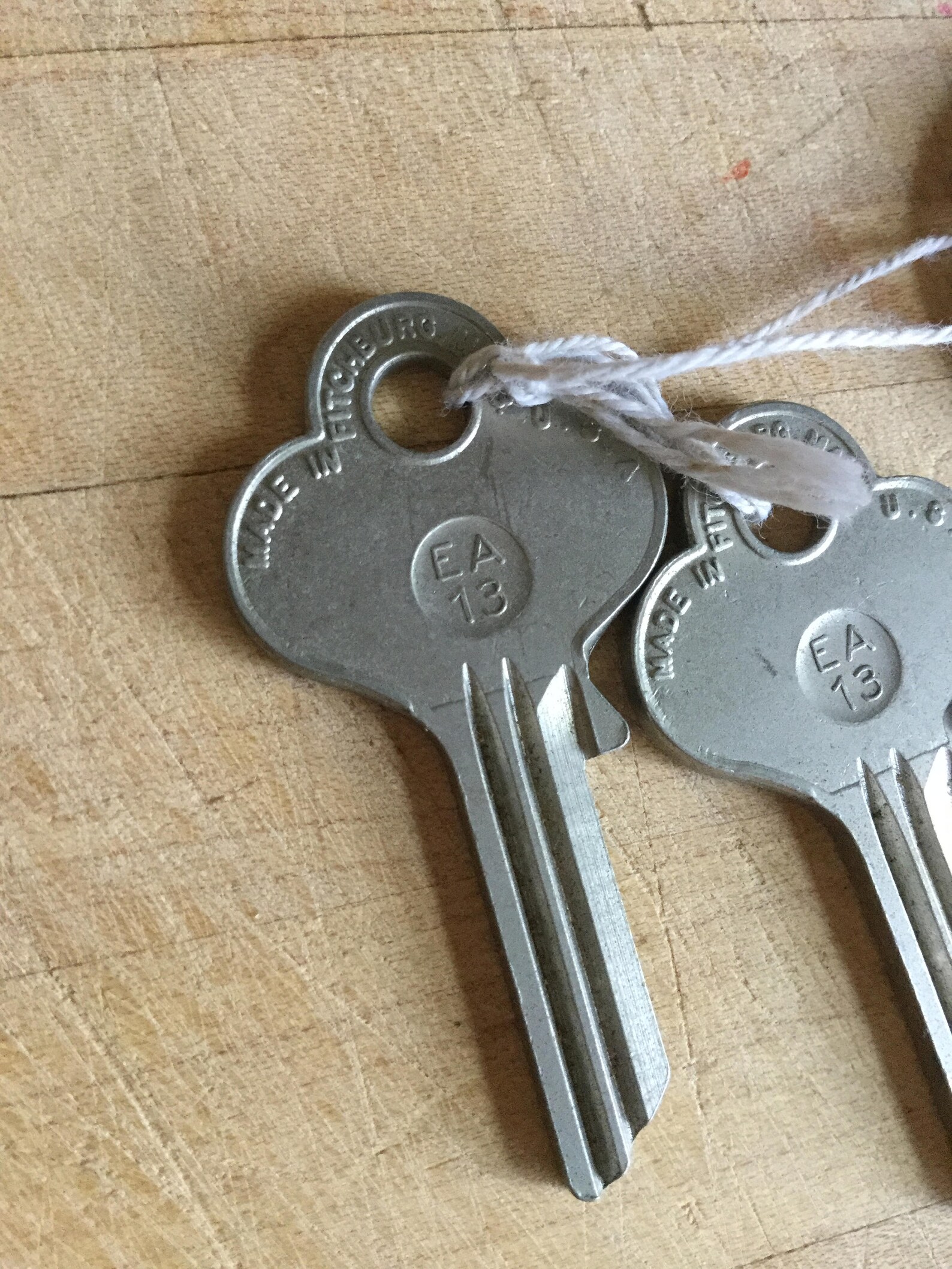 ILCO International Lock Co Blank Key Set Matching Uncut Vintage Keys - Etsy
