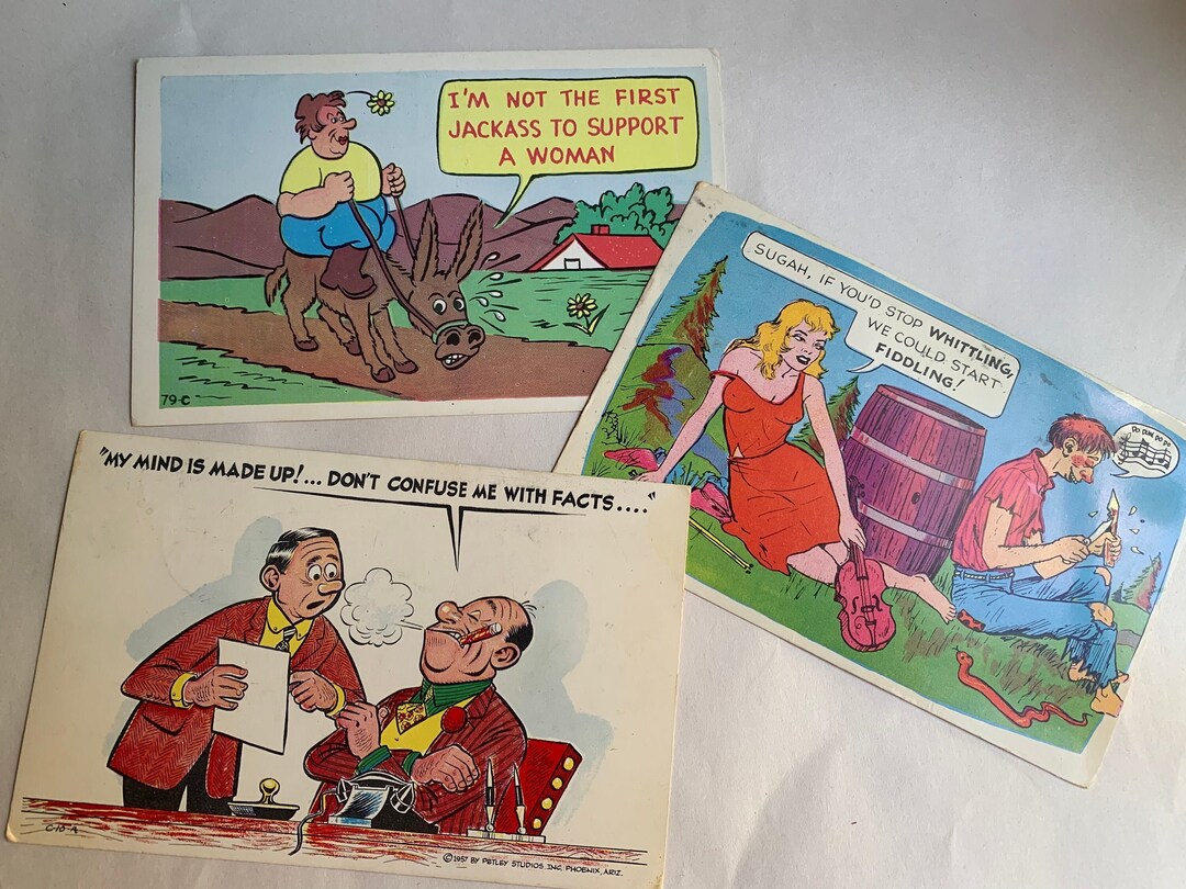 Vintage Laff Gram & Petley Laff Card Adult Humor Naughty Post - Etsy