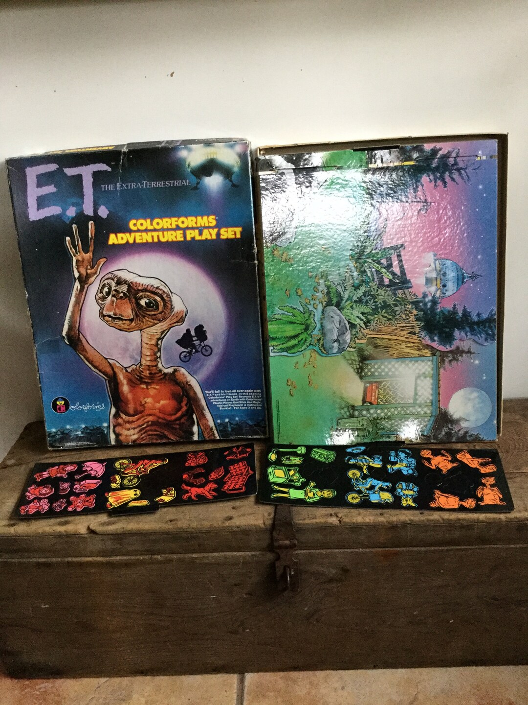 Vintage E.T. the Extra-terrestrial Color Forms Adventure Play Set Kids ...