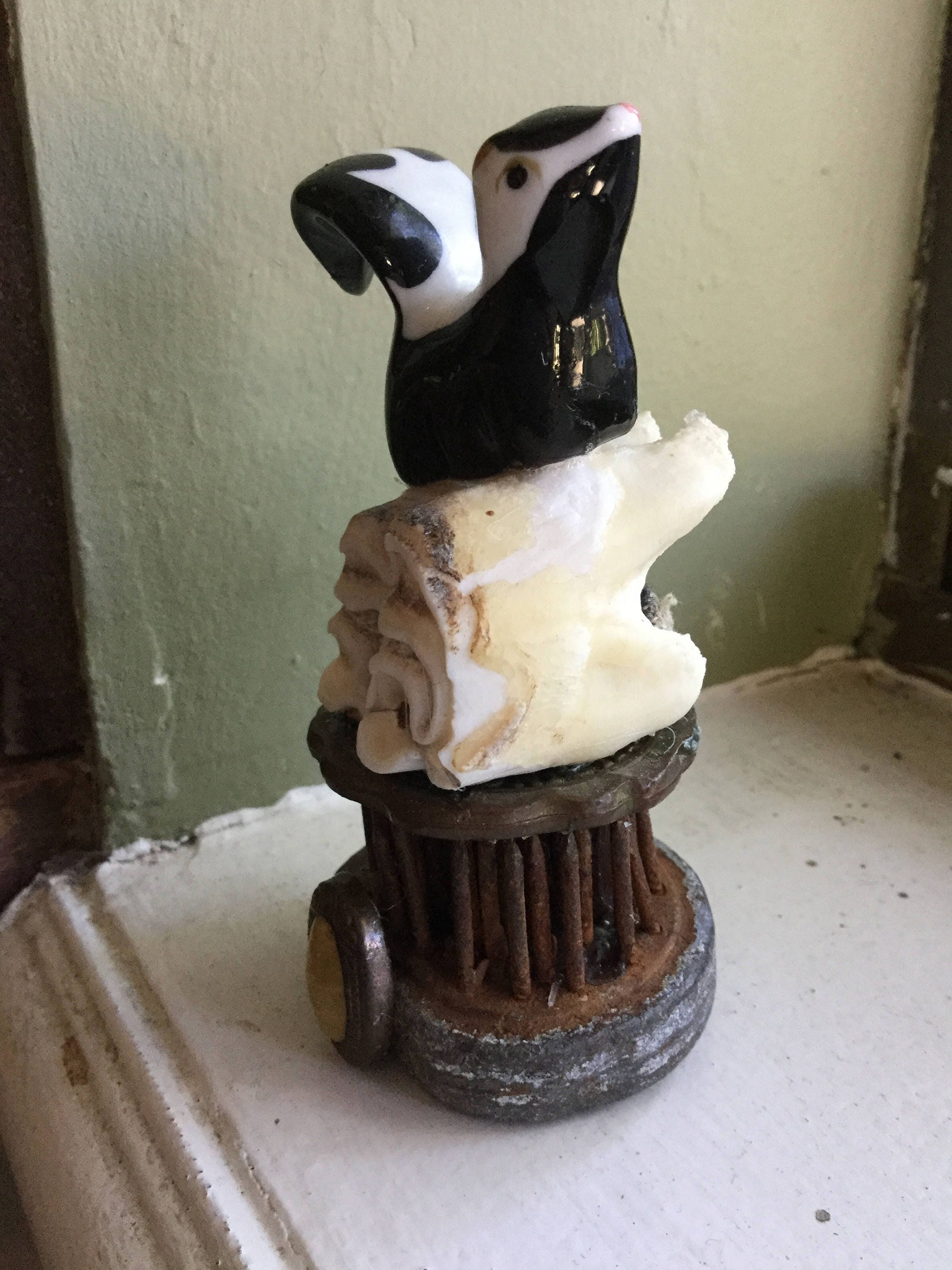 Skunk Totem Large Animal Tooth Display Sculpture - Etsy