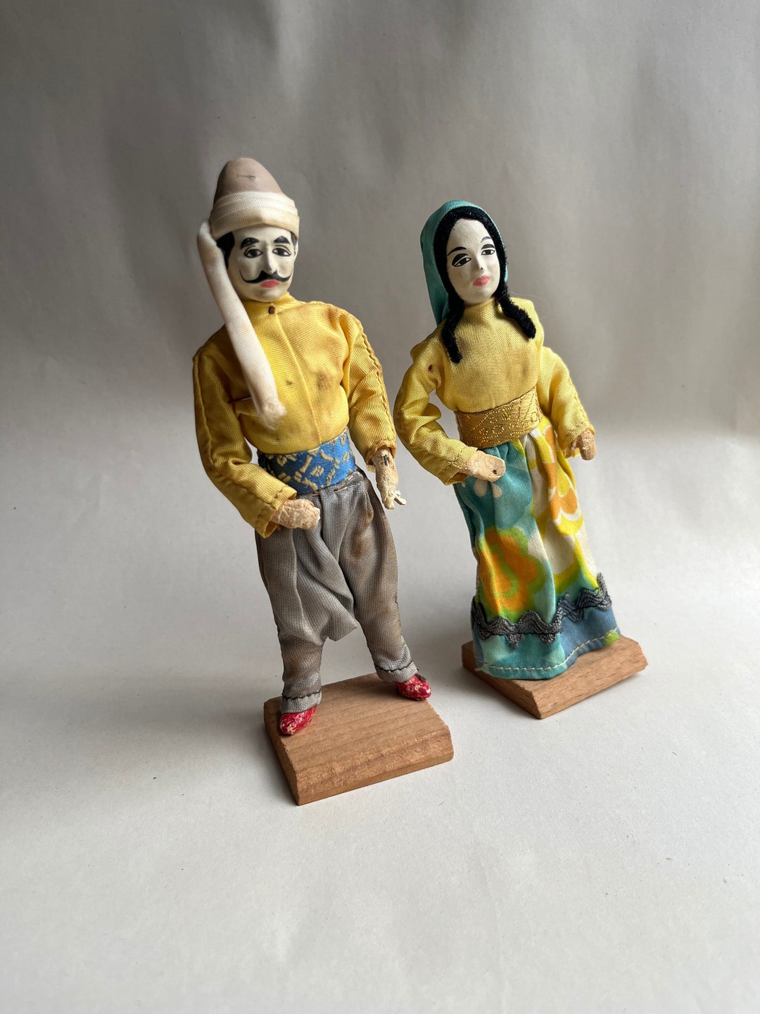 Vintage Armenian Merchant and Wife Doll in Traditional Clothing ...