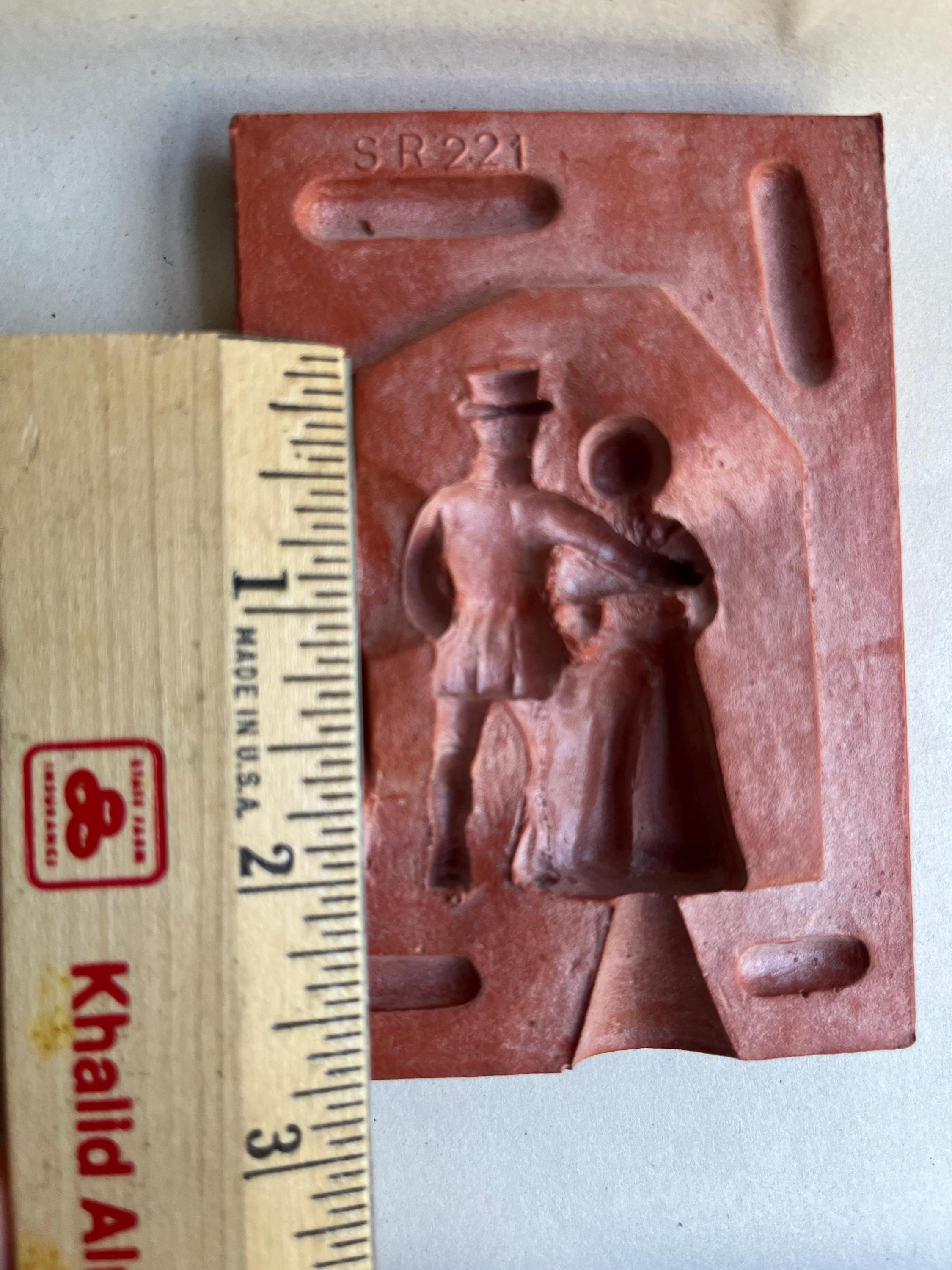 Vintage Rubber Casting Molds for Lead Tin Toy Figure Making, Miniature ...