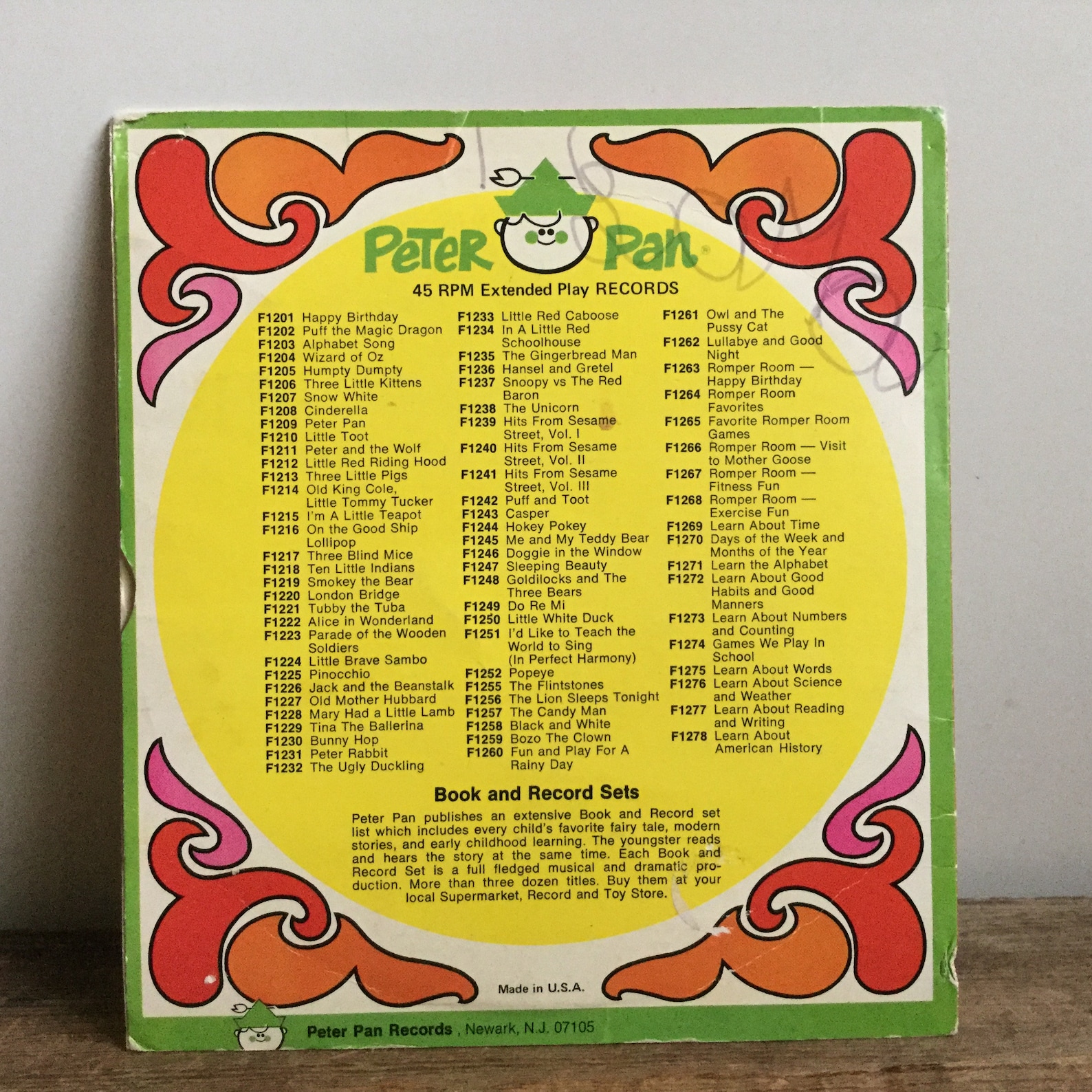 Bugs Bunny Maestro Bugs With Mel Blanc, the Story of Peter Pan 45 RPM ...