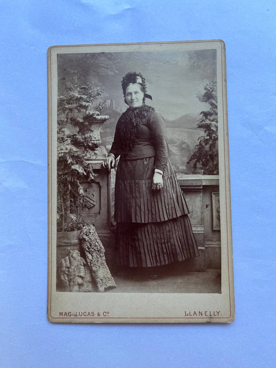 Antique Victorian Cabinet Card Widow Women Photograph by Maclucas & Co ...