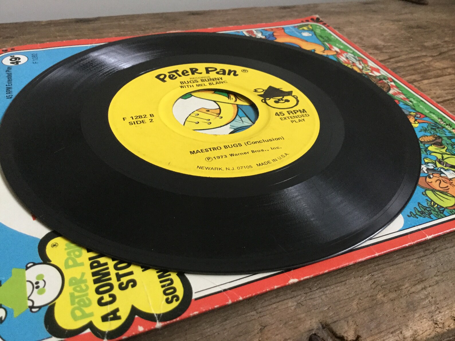 Bugs Bunny Maestro Bugs With Mel Blanc, the Story of Peter Pan 45 RPM ...
