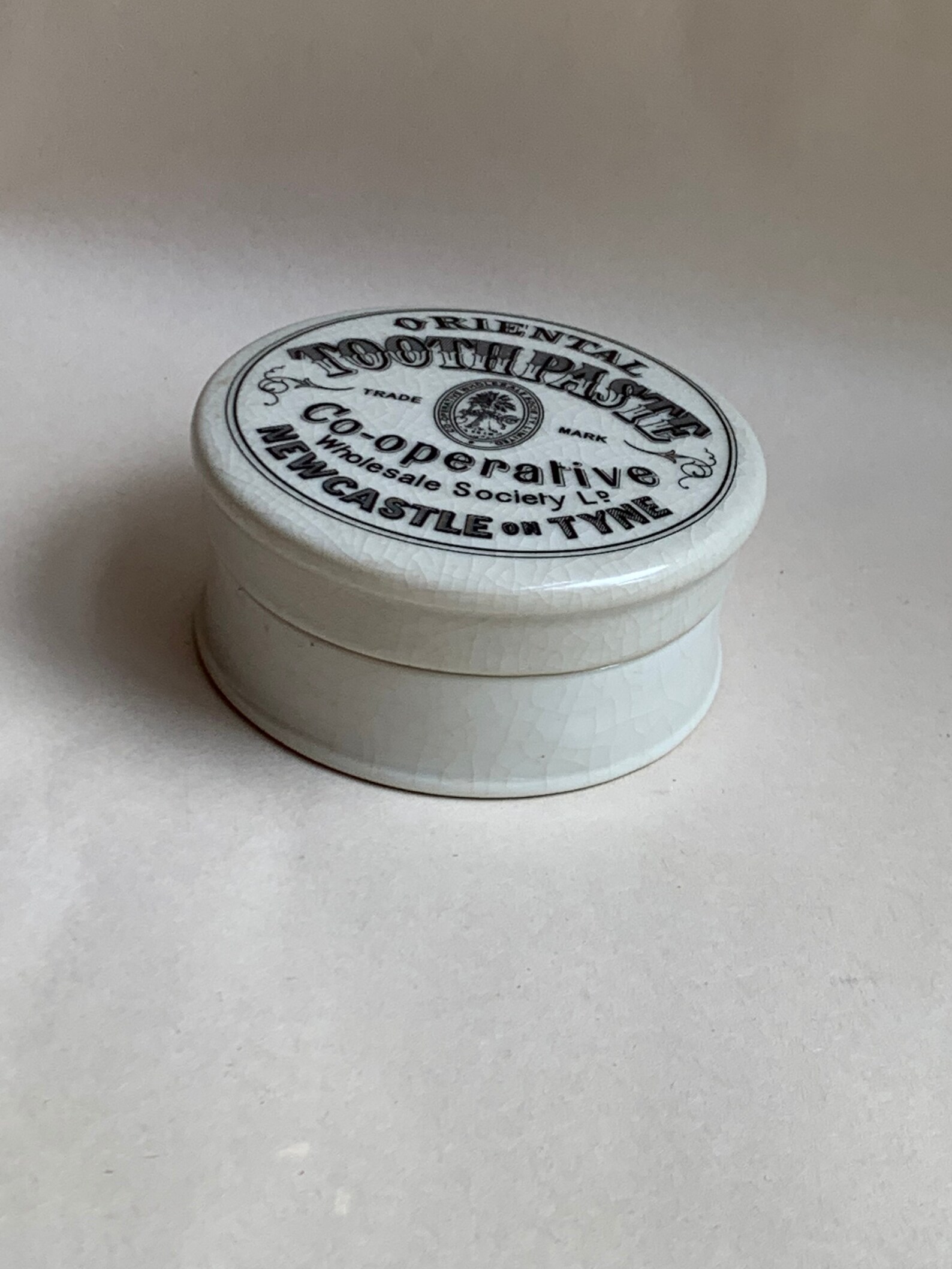 Antique Oriental Toothpaste Pot With Lid Advertising - Etsy