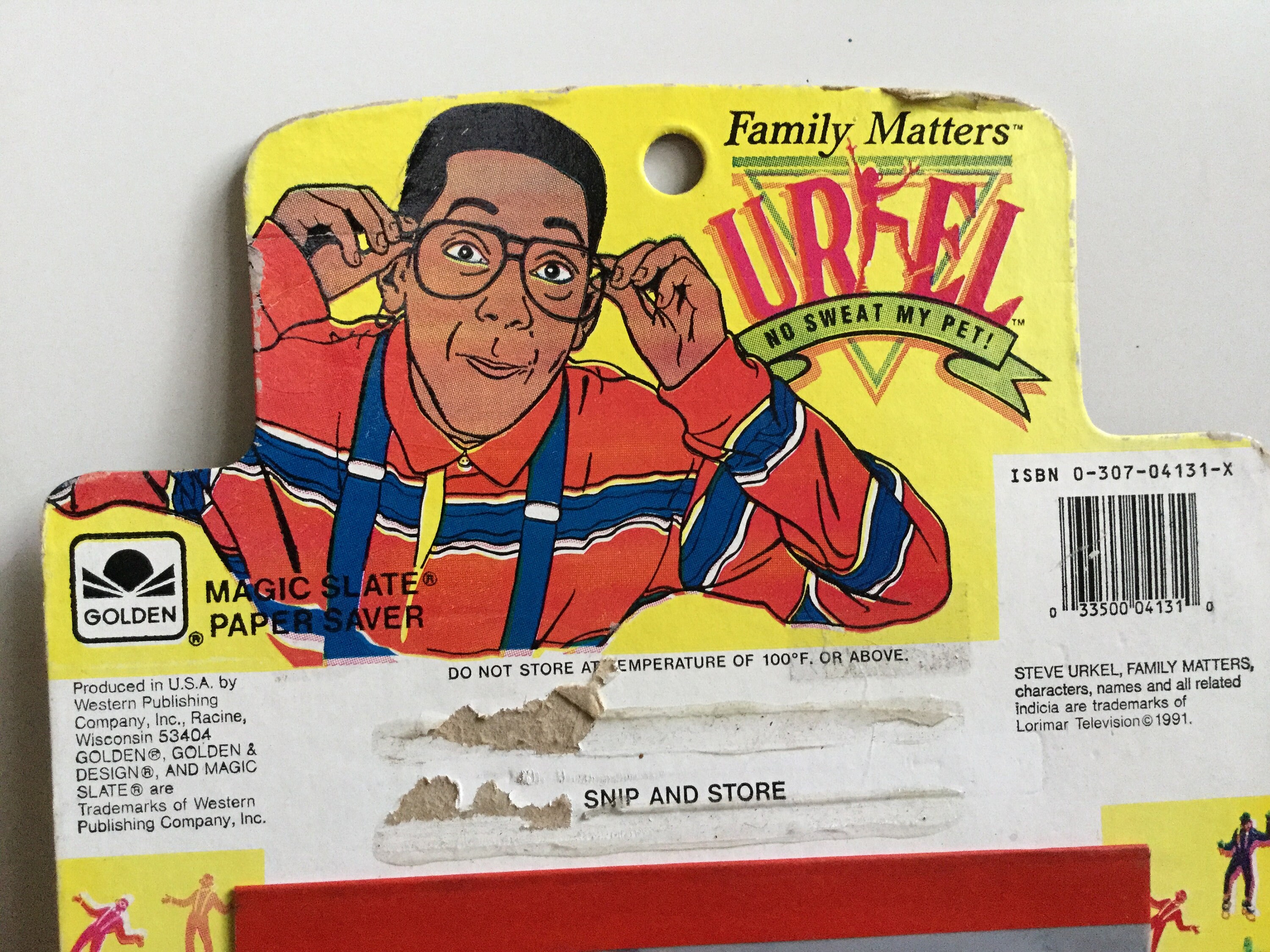 Steve Urkel Without Glasses